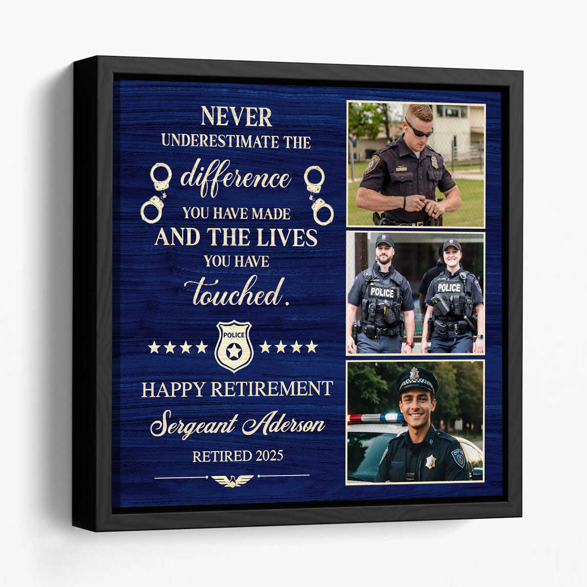 Police Made Canvas